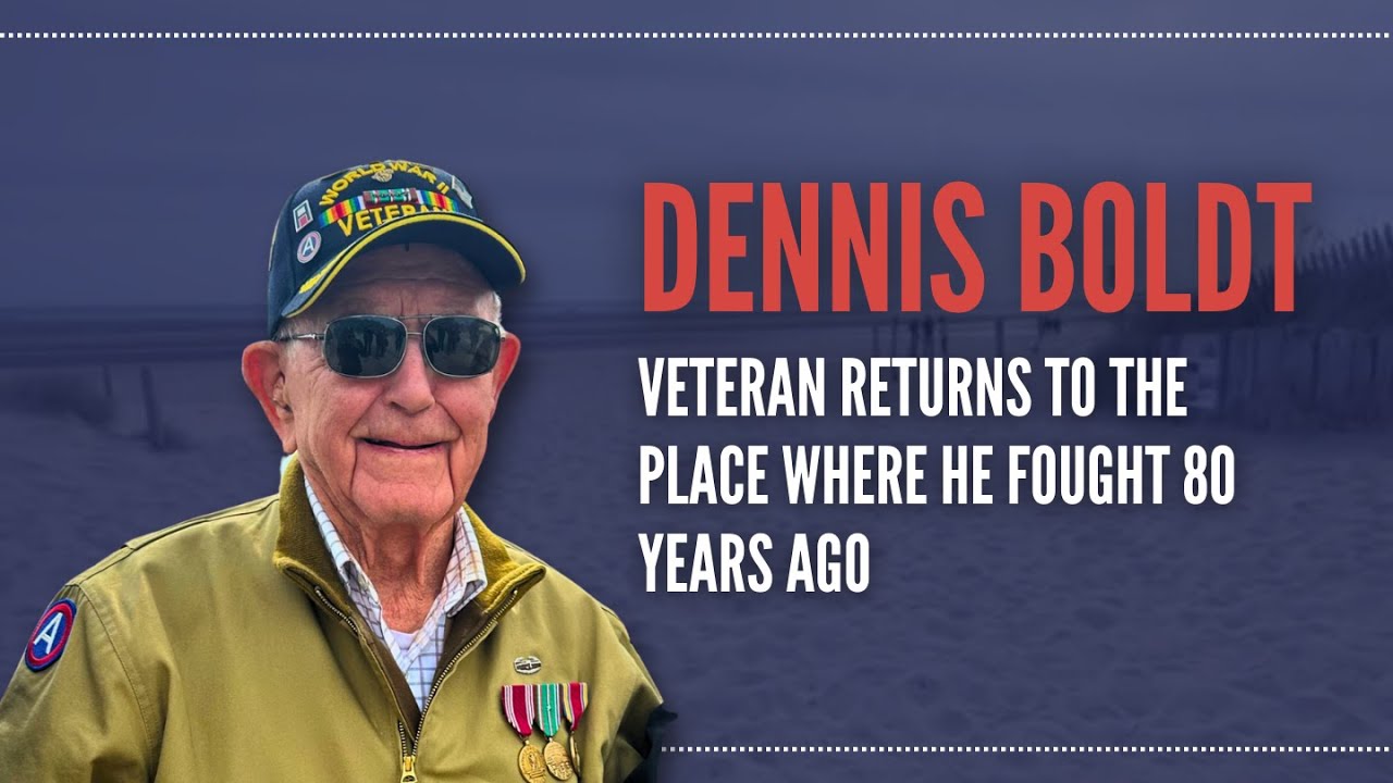 Overview - WWII Veteran Dennis Boldt returns to Utah Beach, where he ...