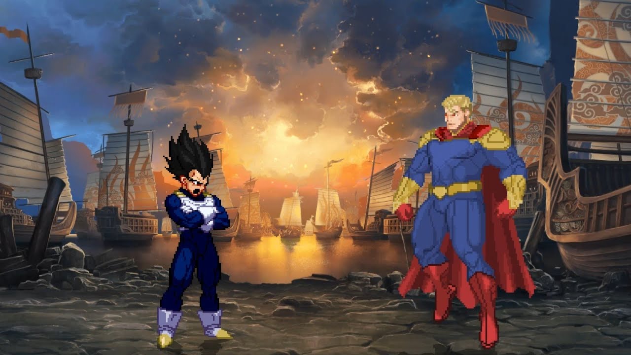 VEGETA vs HOMELANDER - Epic Combat @(1080) - 60fps√ - YouTube