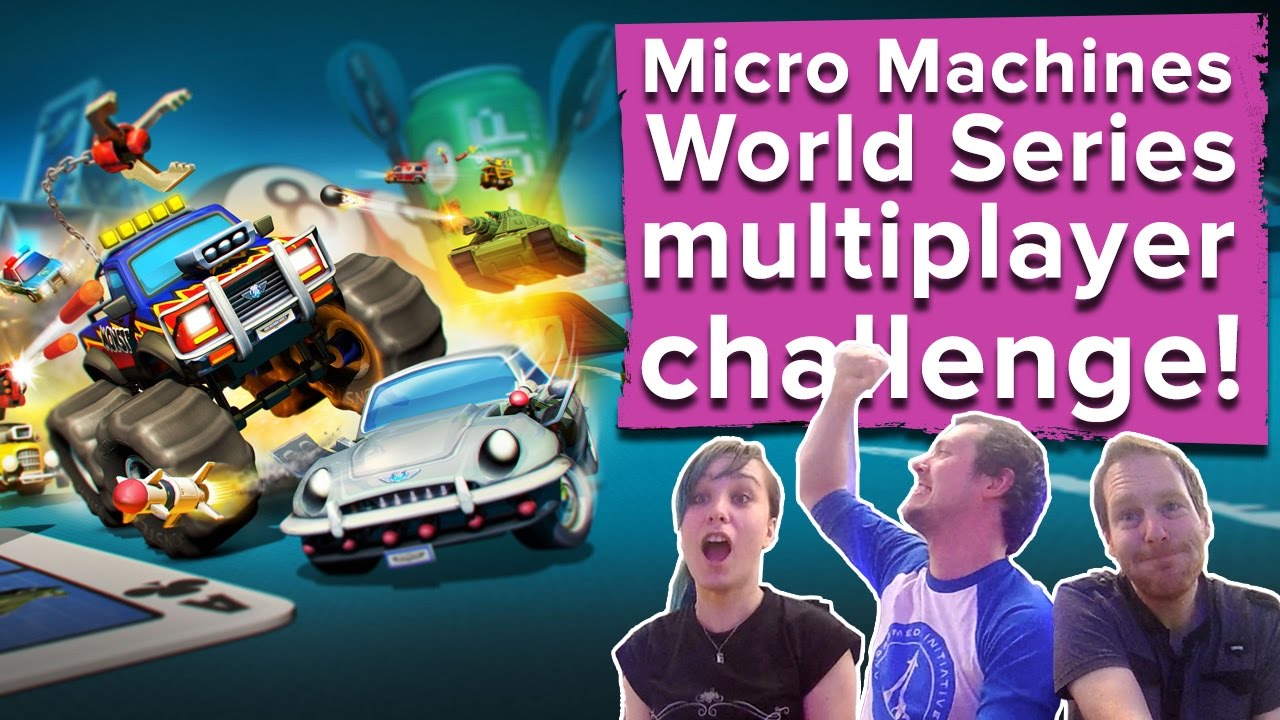 Micro Machines World Series Gameplay - Outside Xbox vs. Outside Xtra vs ...