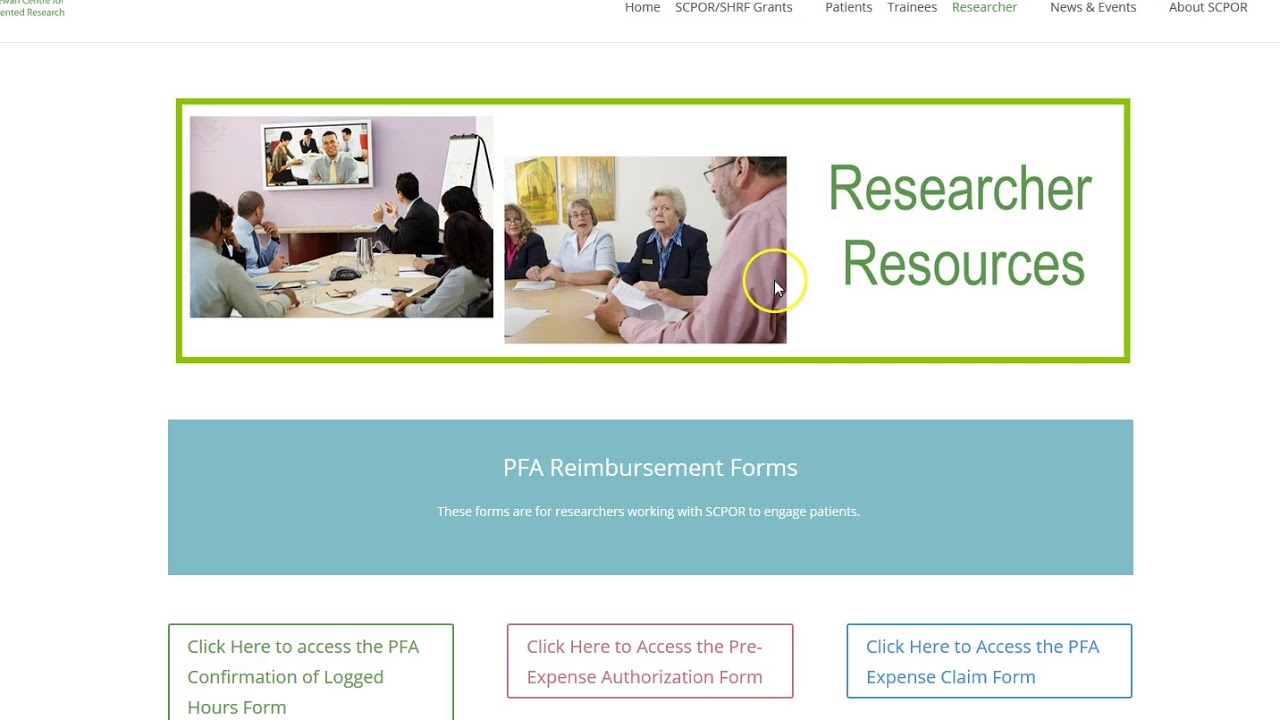 PFA Pre Expense form video - YouTube