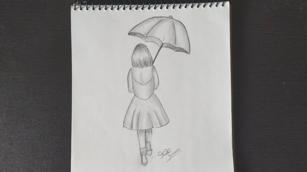 how to draw a beautiful girl | how to draw a girl - YouTube