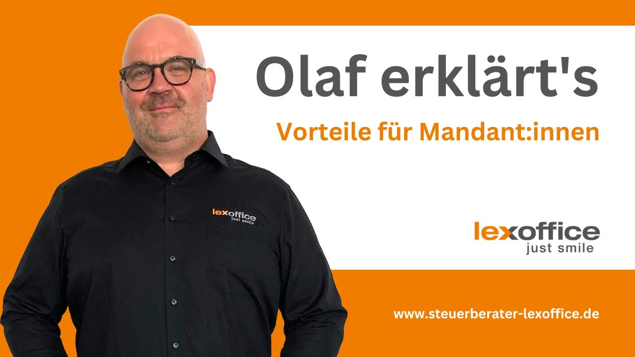 Olaf erklärt's: Vorteile für Mandant:innen - YouTube