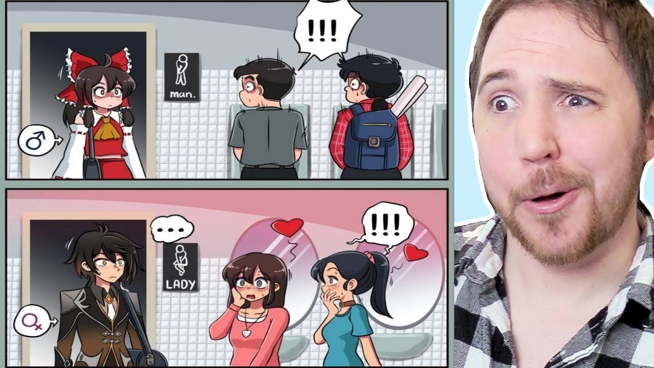 THE WEIRD WORLD OF ANIME CONVENTION RESTROOMS - Anime Memes - YouTube