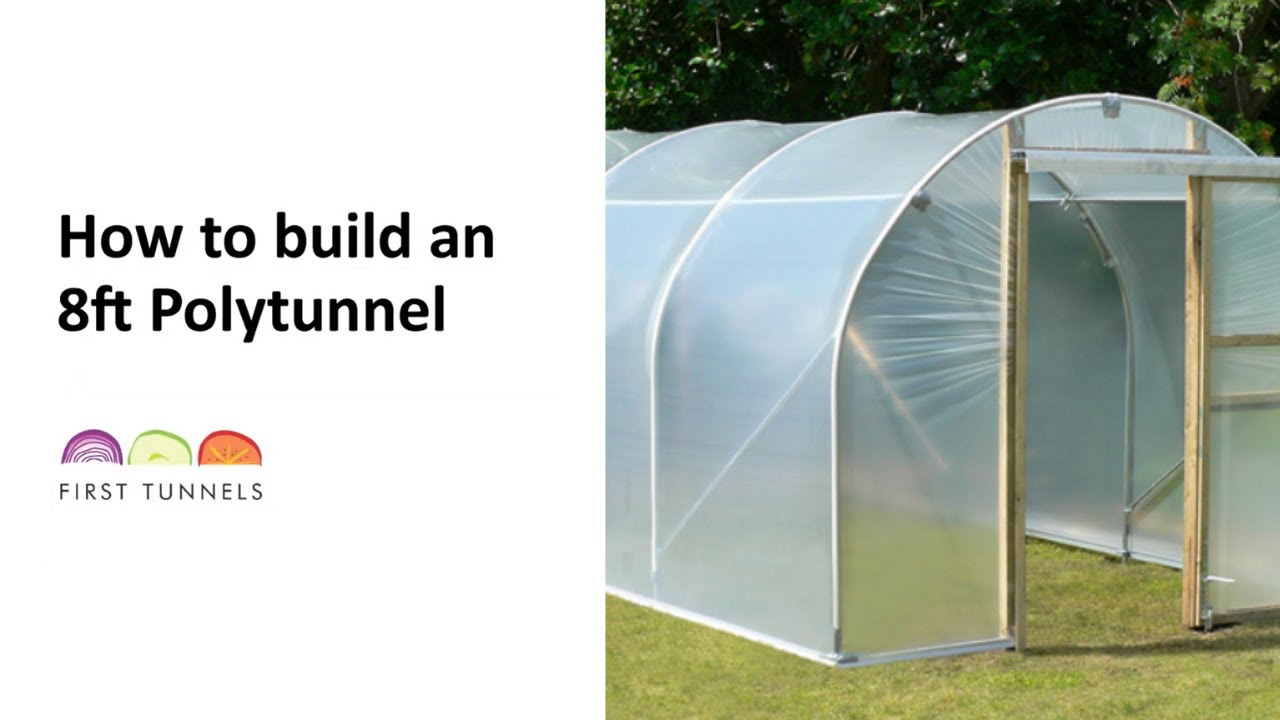 How To Build an 8ft Polytunnel | Introduction | M0801 - YouTube