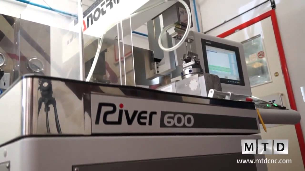 Anotronic's River 600 EDM drilling machine - YouTube
