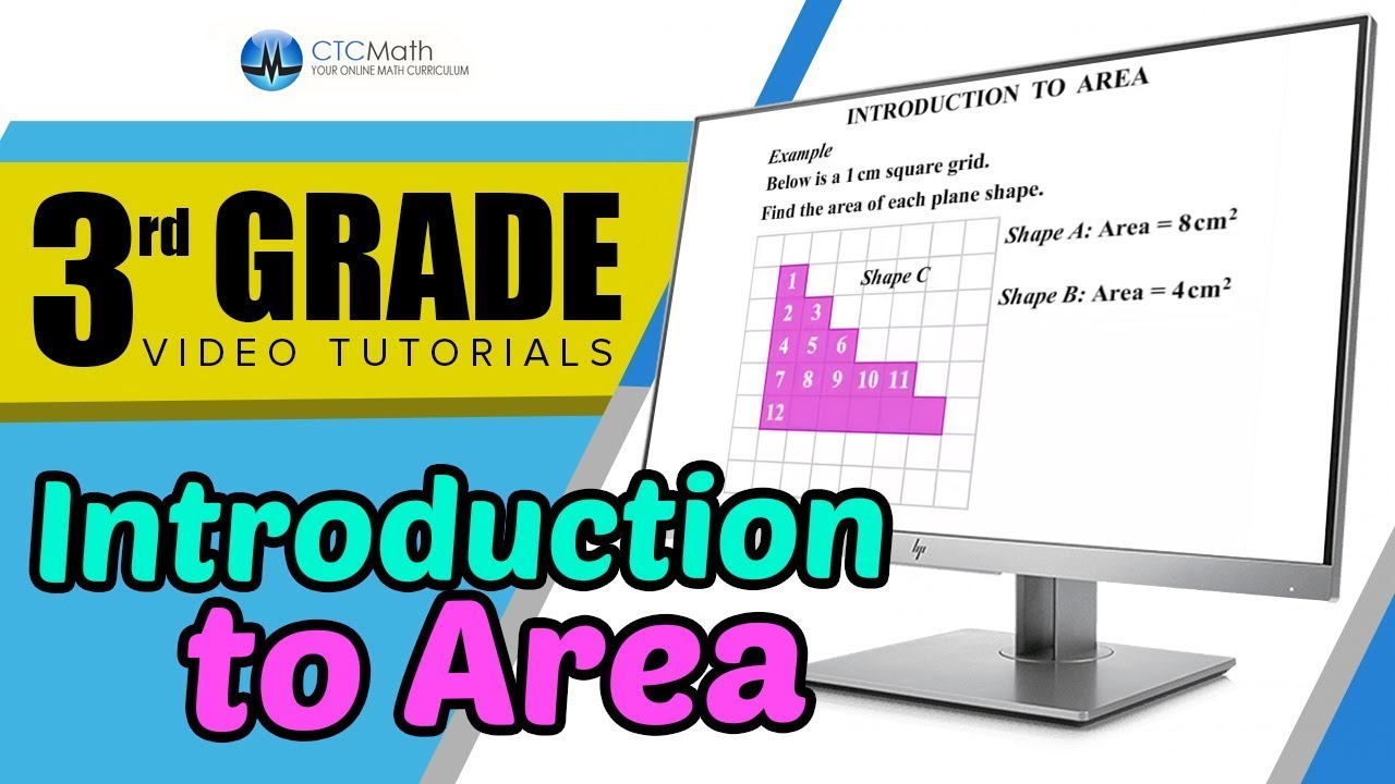 3rd Grade Math Tutorials: Introduction to Area - YouTube