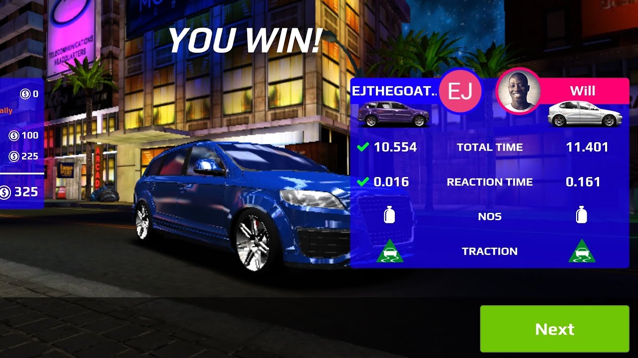 RUSH RACING 2 Q7 TUNED FOR 59 MID 10.5S - YouTube