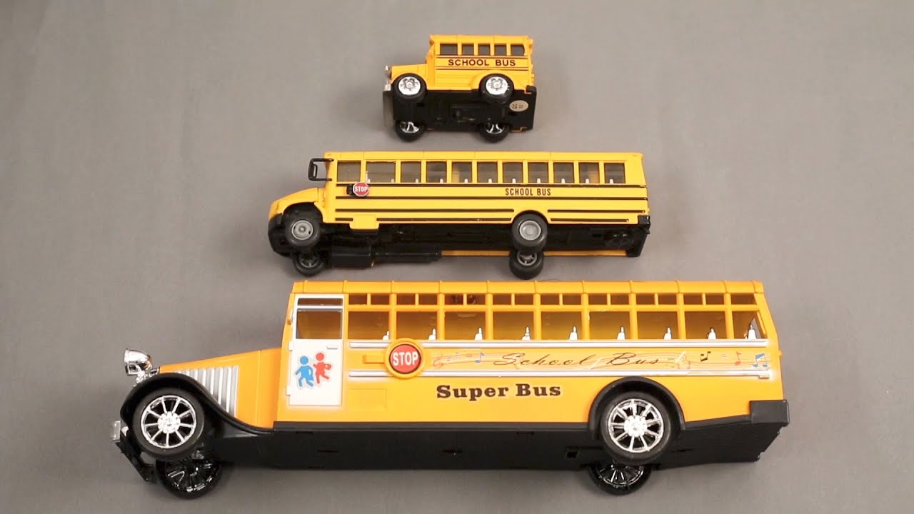 Learning Big and Small with School Bus for Kids + More Educational ...