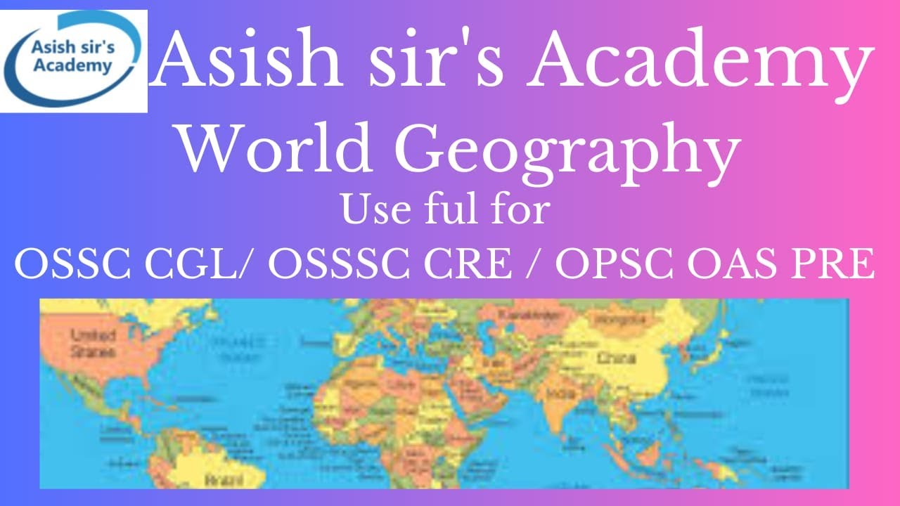 World Geography class-1 - YouTube