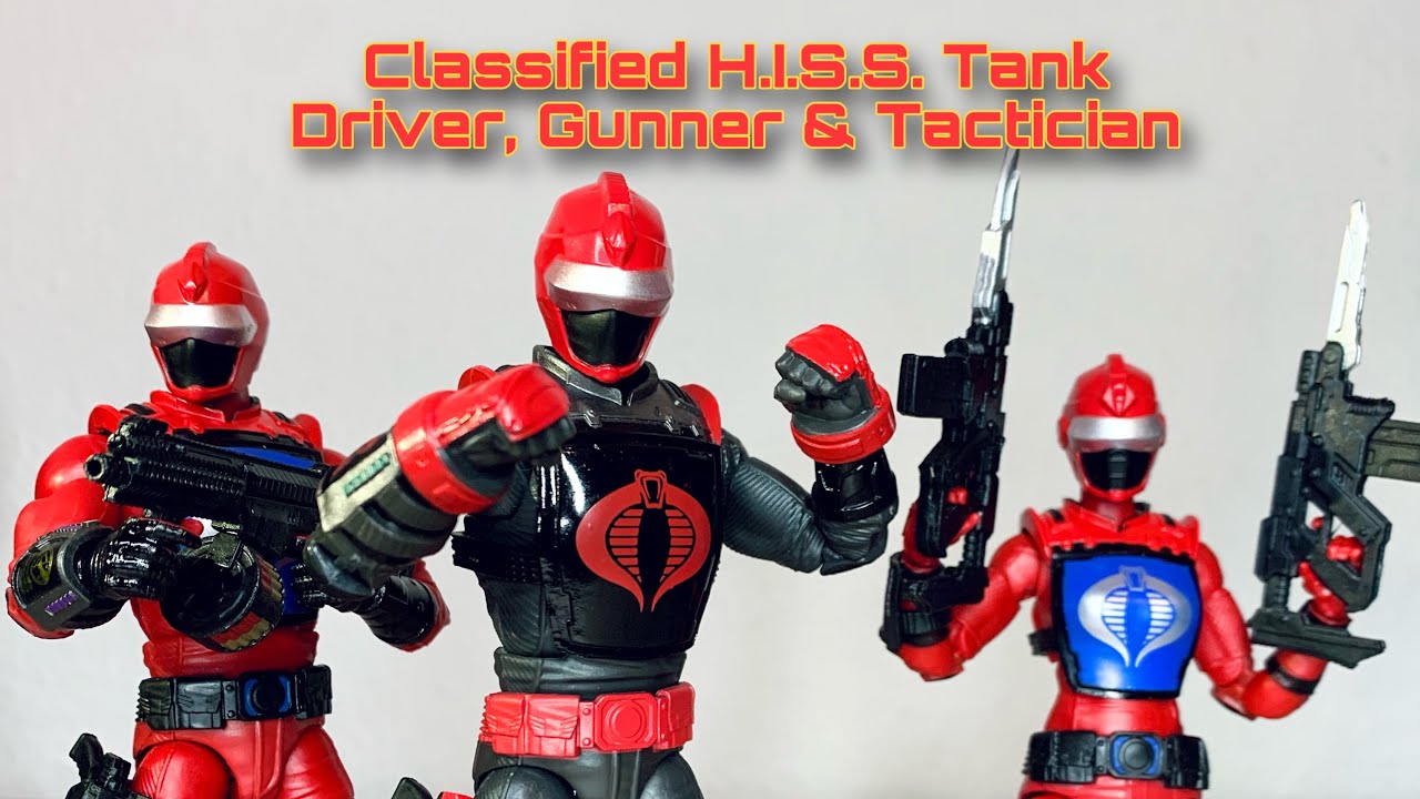 G.I.Joe Classified HasLab Cobra H.I.S.S. Tank Driver, Gunner ...