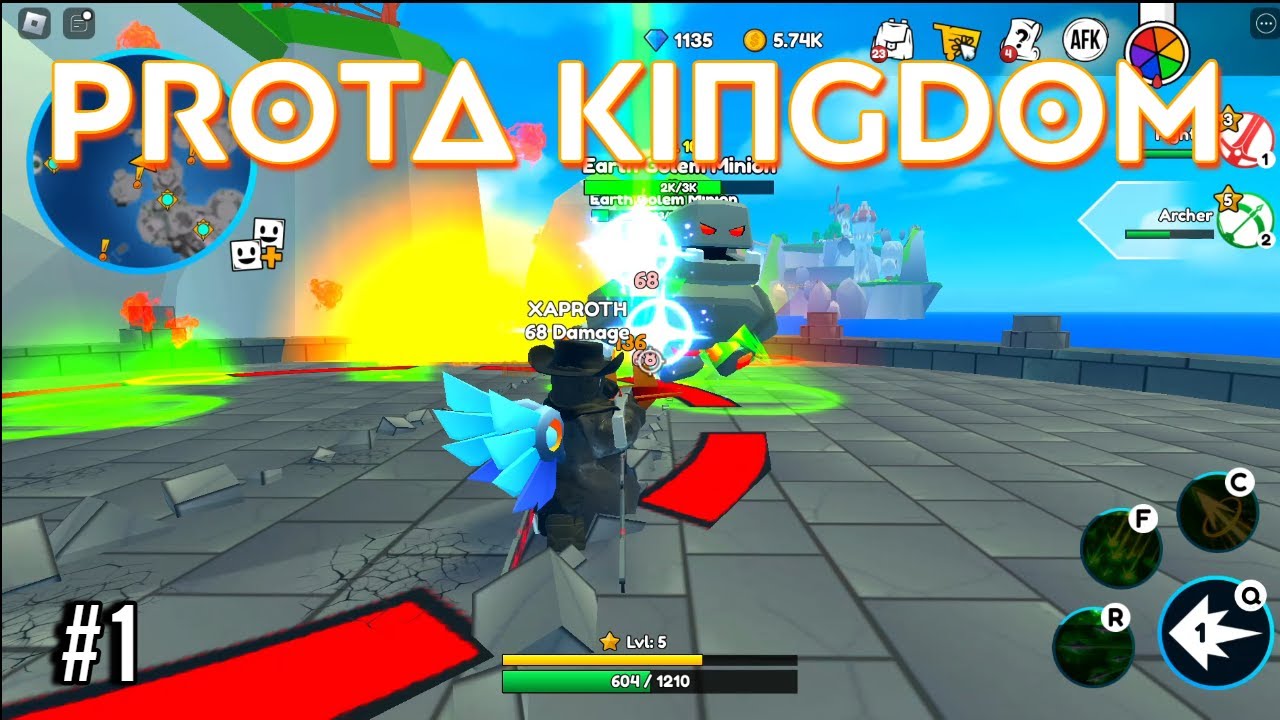 Overcoming challenges in Roblox Prota Kingdom! - YouTube