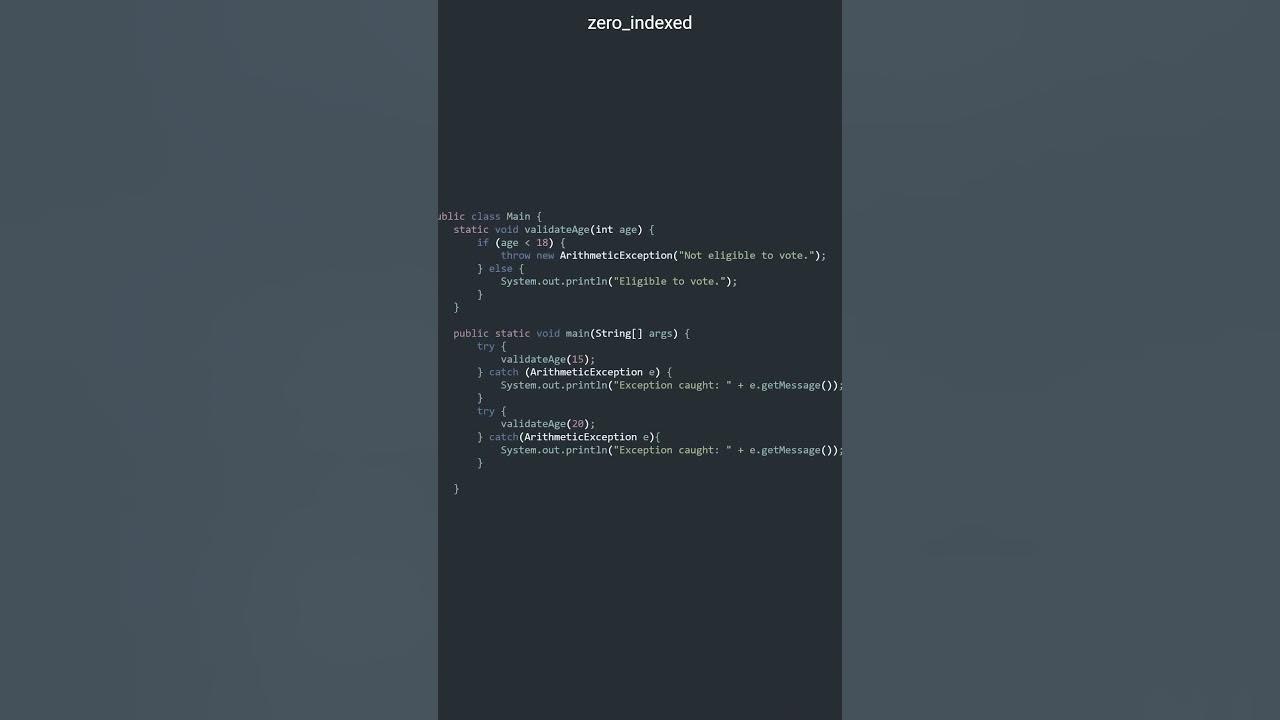 throw keyword in java #throw #java #javaprogramming - YouTube