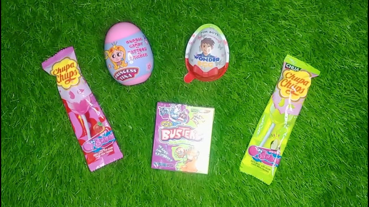 Satisfying Video|Chupa Chups lollipop|Surprises Eggs unpacking ...