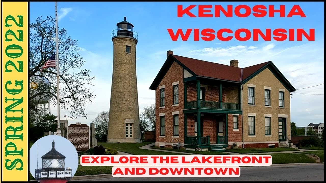 Kenosha Wisconsin:Exploring the Lakefront and Downtown District - YouTube