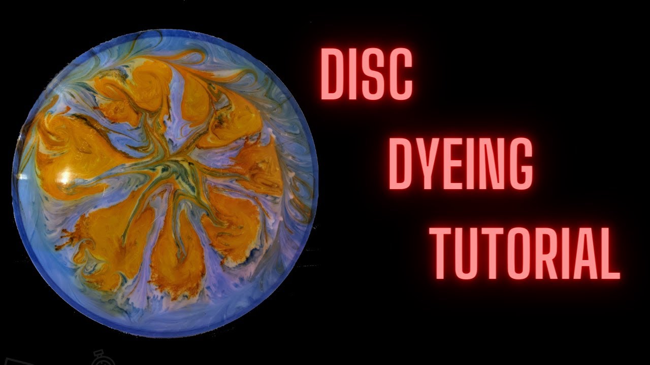 Disc Dyeing Tutorial with Clear Glue Method - YouTube