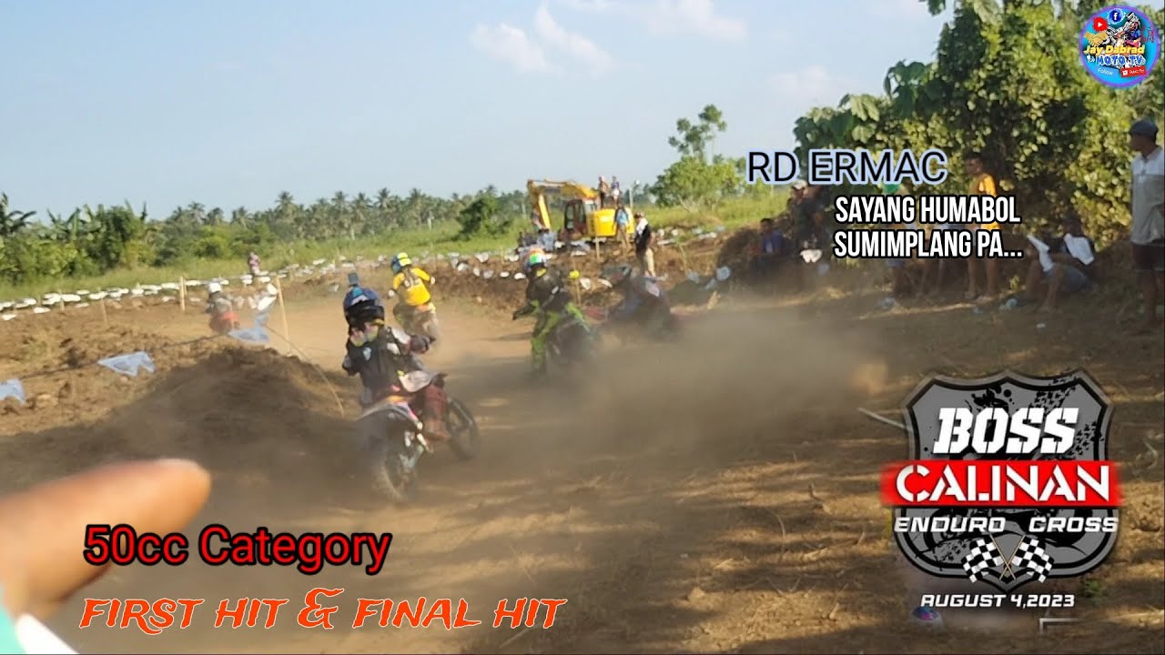 50cc Class first hit & final hit,Calinan Davao City #batangmandirigma # ...
