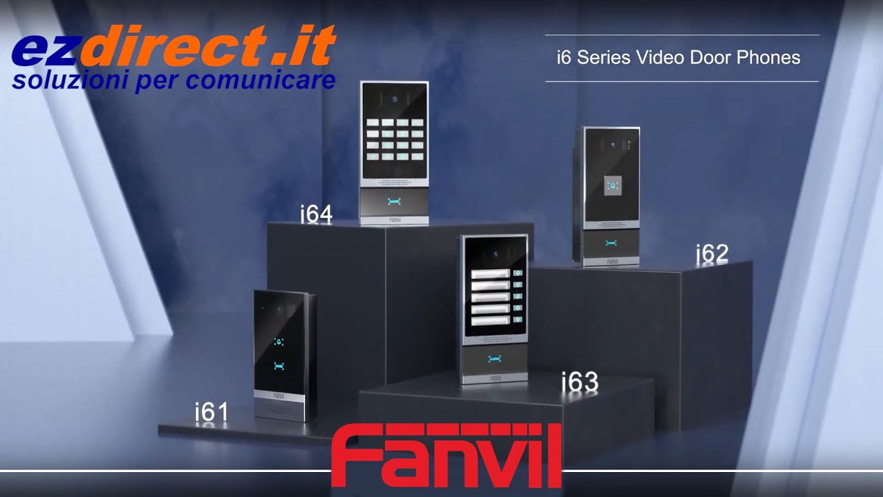 Fanvil Videocitofoni Ip Serie I6 I61 I62 I63 I64 Youtube