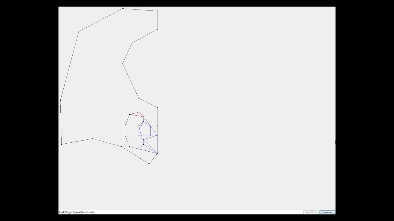 Polygon Triangulation Success Example - YouTube