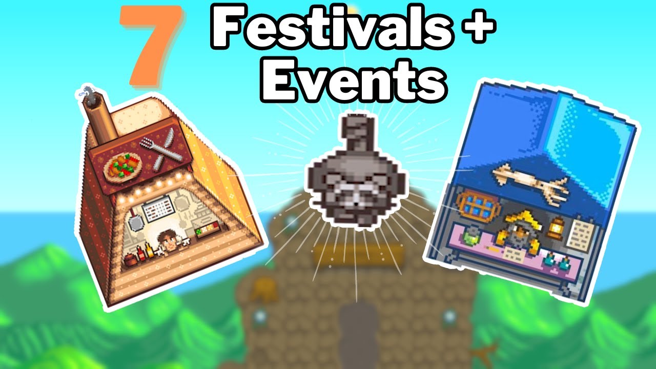 All New Festivals, Events, Quests in Stardew Valley Update 1.6 - YouTube