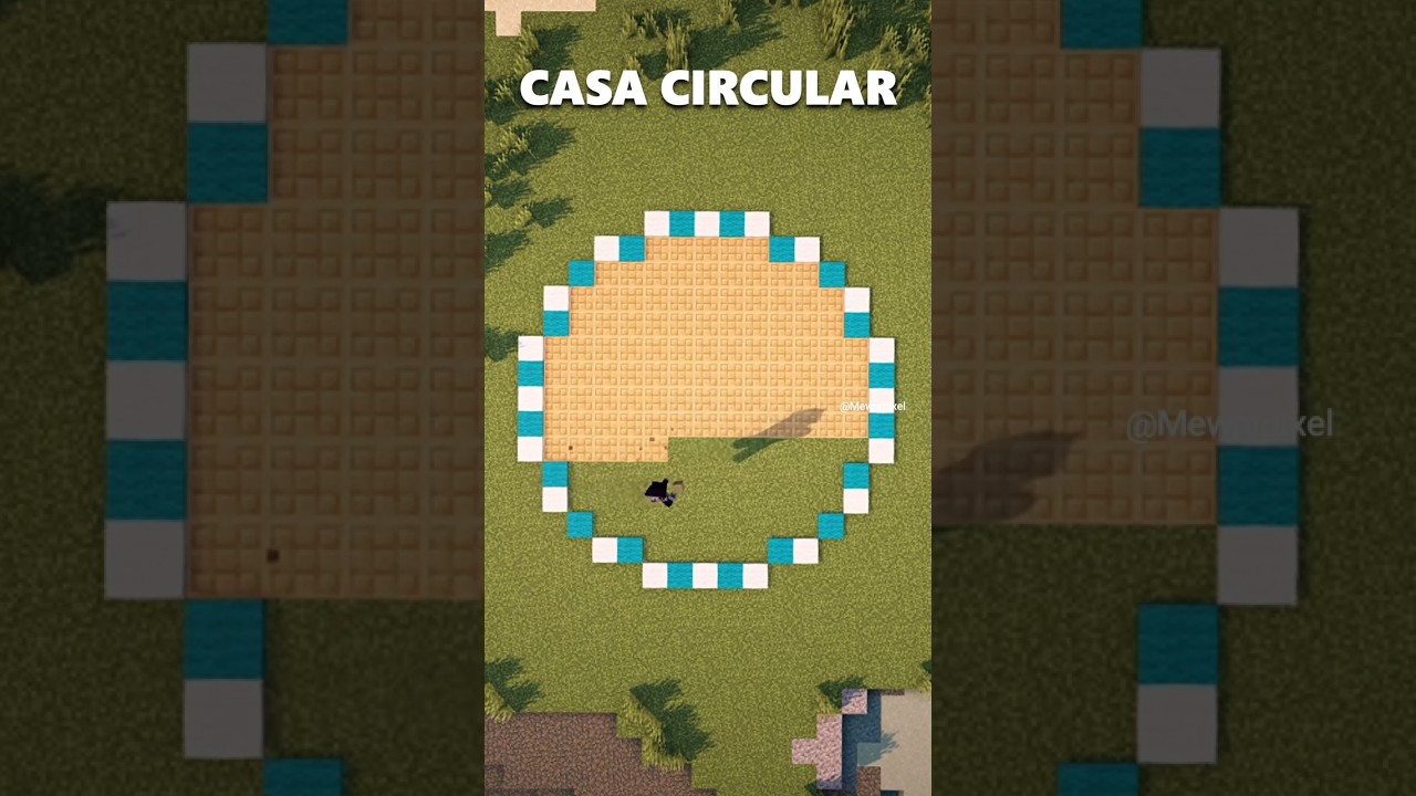 🤯 Casa Circular en Minecraft, lo harías ? #shorts - YouTube