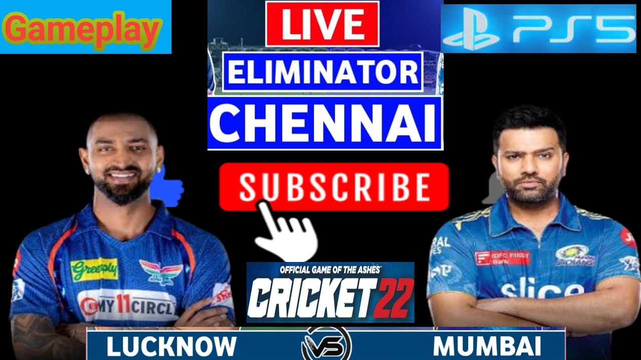 Lucknow Super Giants VS Mumbai Indians Cricket Match IPL 2023 Game play ...