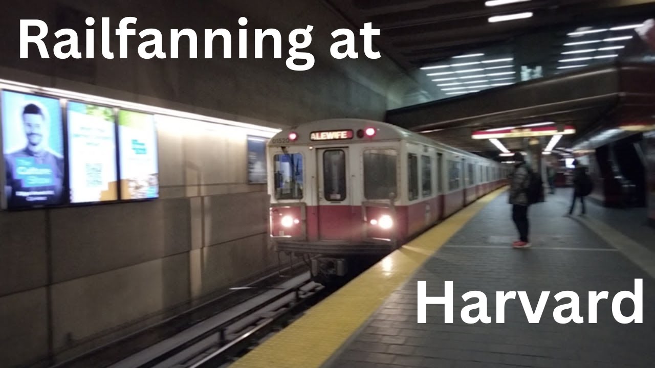 MBTA | Railfanning at Harvard - YouTube