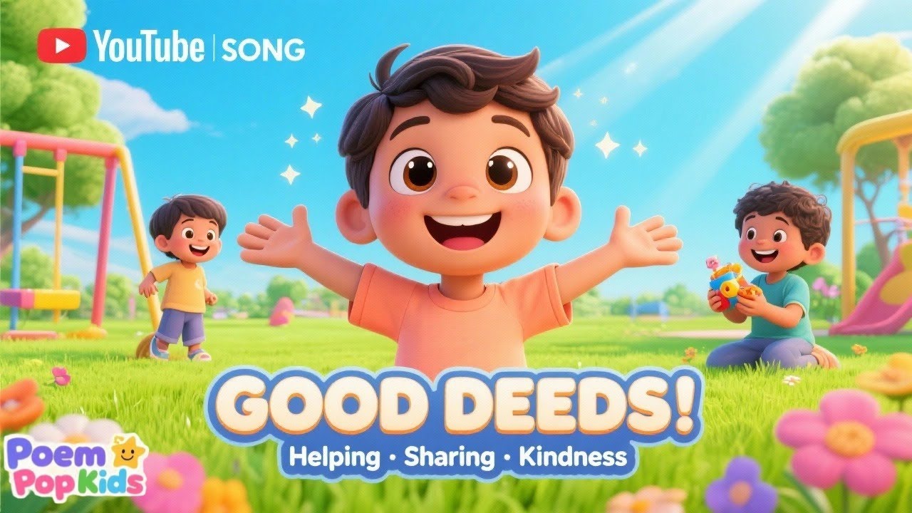 Good Deeds Poem for Kids | Helping, Sharing & Being Kind | Islamic Kids ...