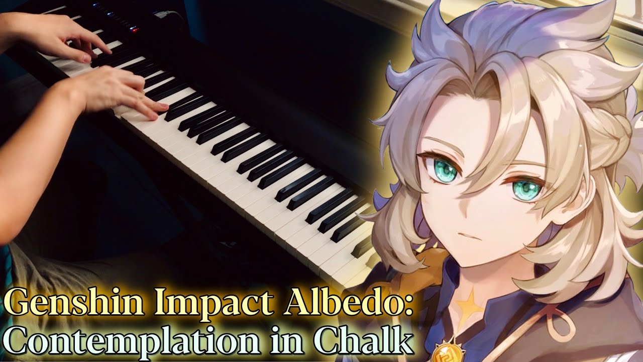 Albedo: Contemplation in Chalk (Genshin Impact) Piano Cover - YouTube