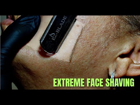 ASMR EXTREME WOMEN'S FACE SHAVING HD! | Straight Razor Tutorial - YouTube