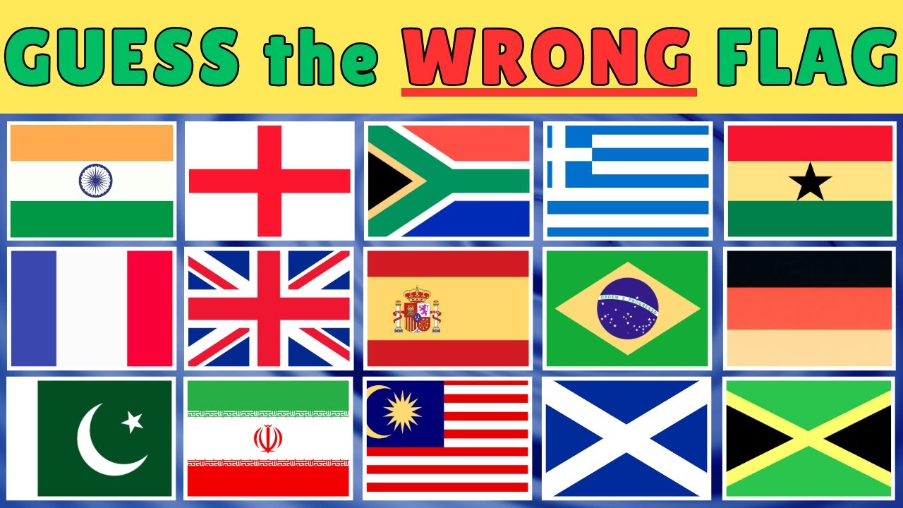 Can you Guess the WRONG Flags in 5 seconds ⚠️😲 - YouTube