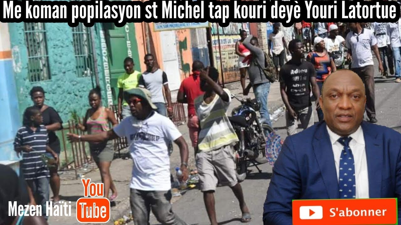 Me video kote Youri Latortue tap kouri anba kout roch st Michel - YouTube