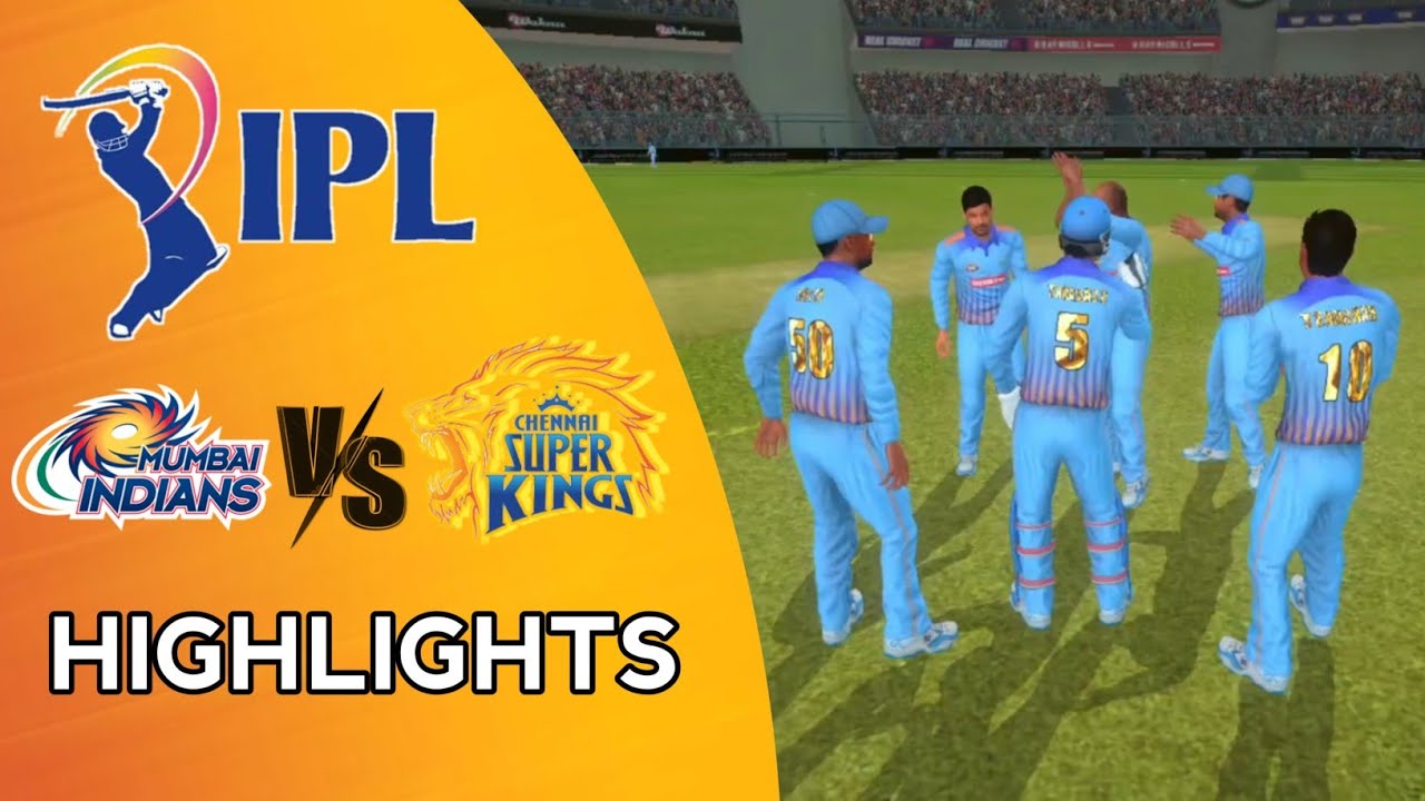 IPL 2008 | MI Vs CSK | Match 2 Highlights | Real Cricket 22 | Ancoster ...