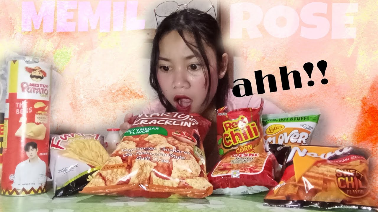 Mukbang Spicy Junck Foods Snacksmemilrose Youtube