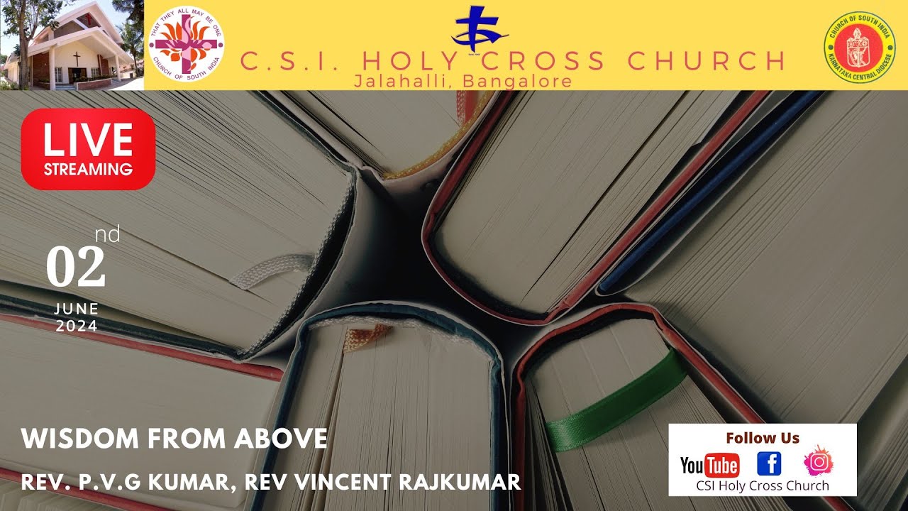 CSI HOLY CROSS CHURCH LIVE SUNDAY WORSHIP - YouTube