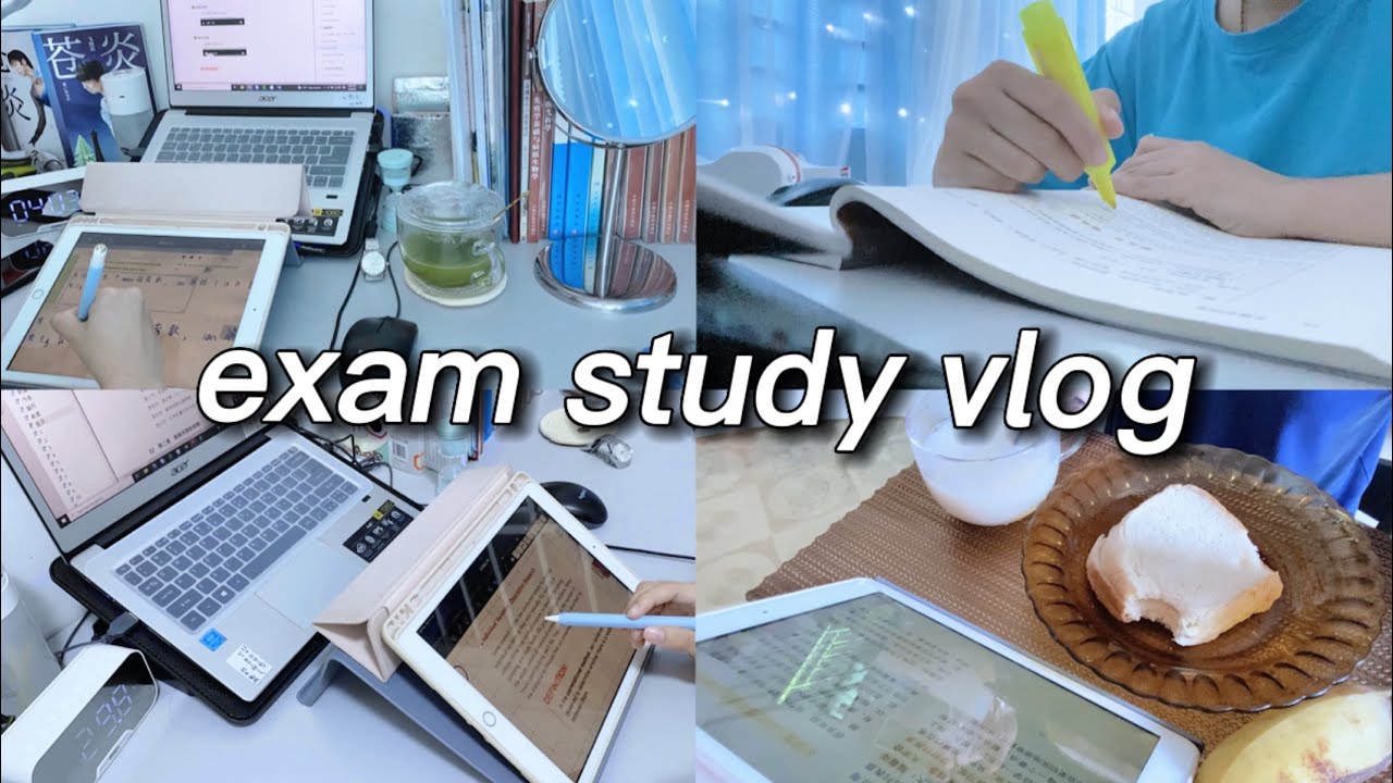 30 hrs study vlog｜wake up at 4am｜productive days｜stay home ｜Matcha 🍵 ...