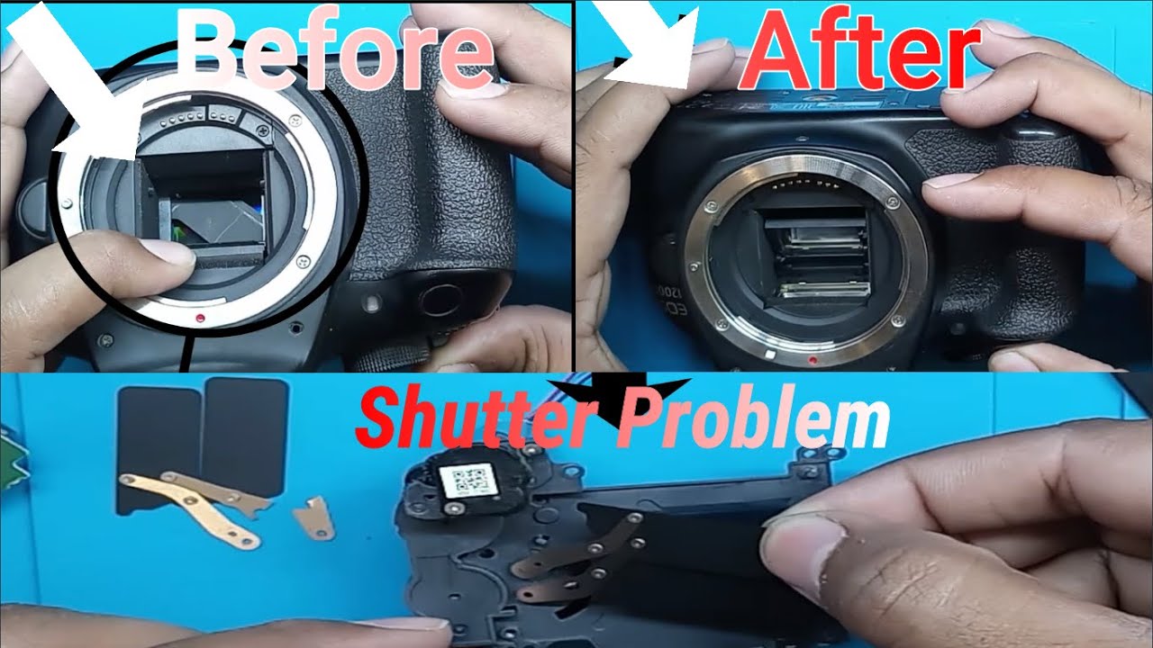 CANON 1200D | SHUTTER PROBLEM| ERROR 30 |ADNAN CAMERA INFO - YouTube