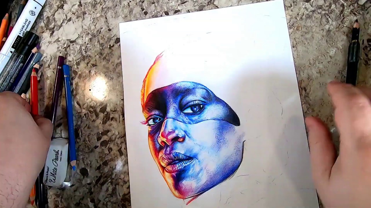 Watchmen Teaser Drawing process video - YouTube