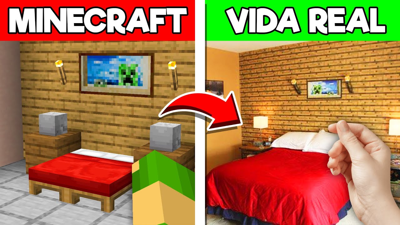 Minecraft vs Vida Real - YouTube