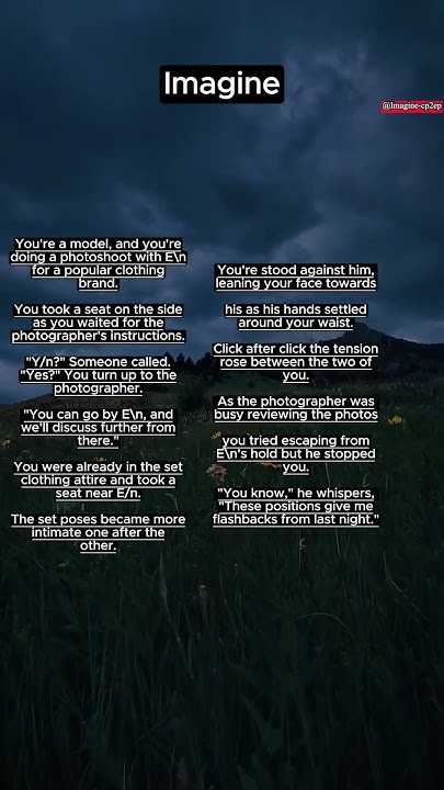 "Model Mayhem: Sparks Fly Between Y/n and E/n On Set!"#imagine #shorts ...