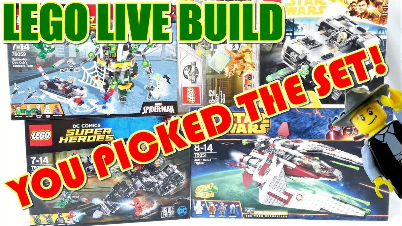 LIVE LEGO BUILD STREAM - You Pick The Set! - YouTube