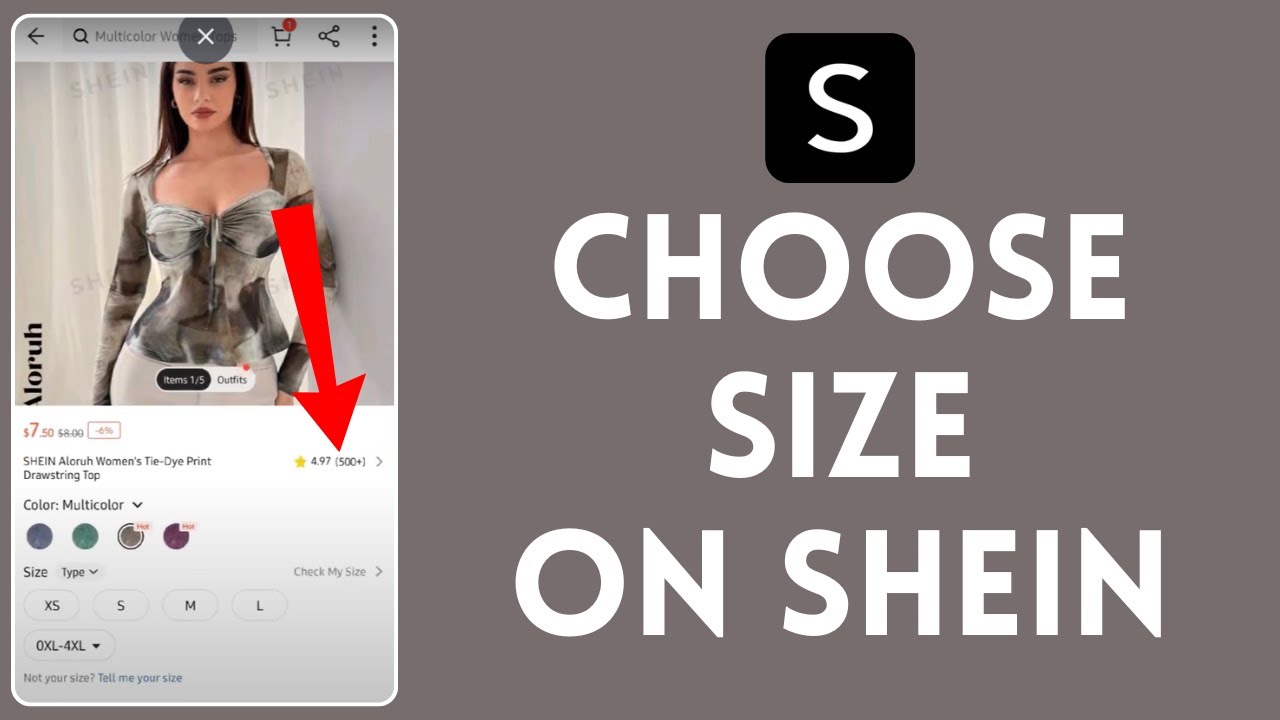 How to Choose Size on Shein (2024) | Select Size on Shein - YouTube
