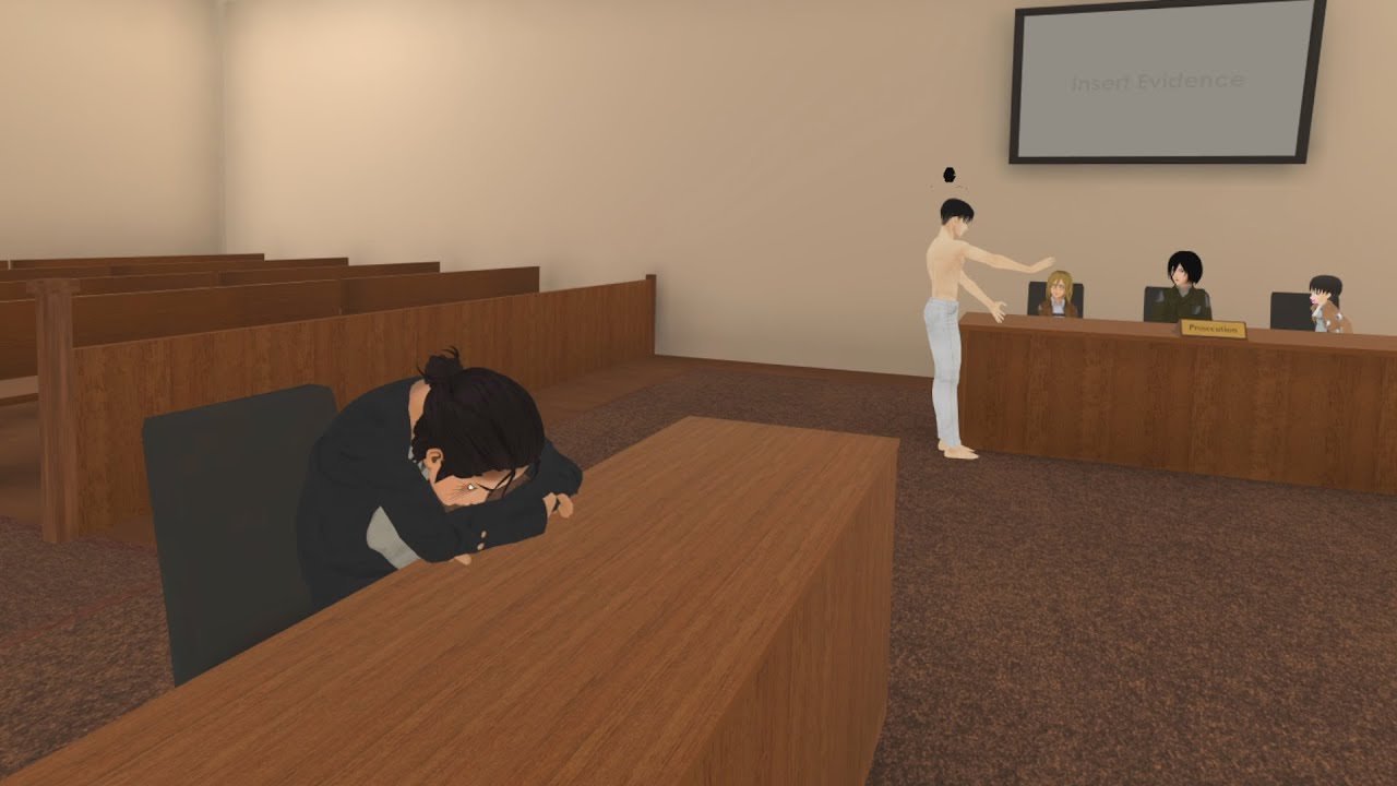 Eren goes to court (AOT VR) - YouTube