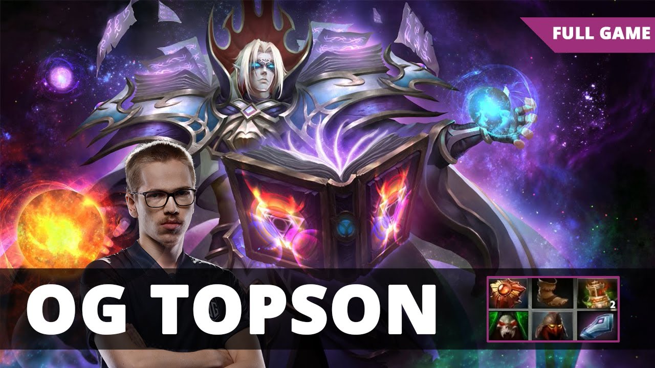 OG Topson Invoker - Dota 2 Pro Gameplay Patch 7.23f - YouTube