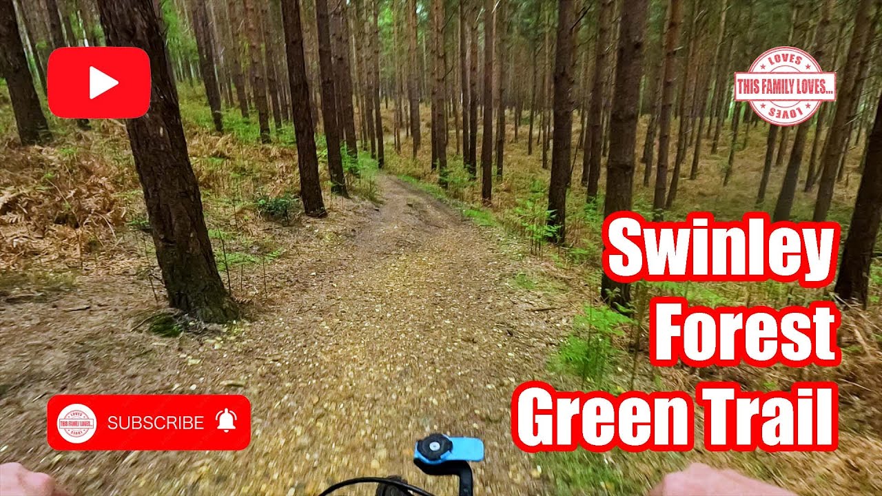 We ride Swinley Forest Mountain Biking Green Trail - First time with HQ ...