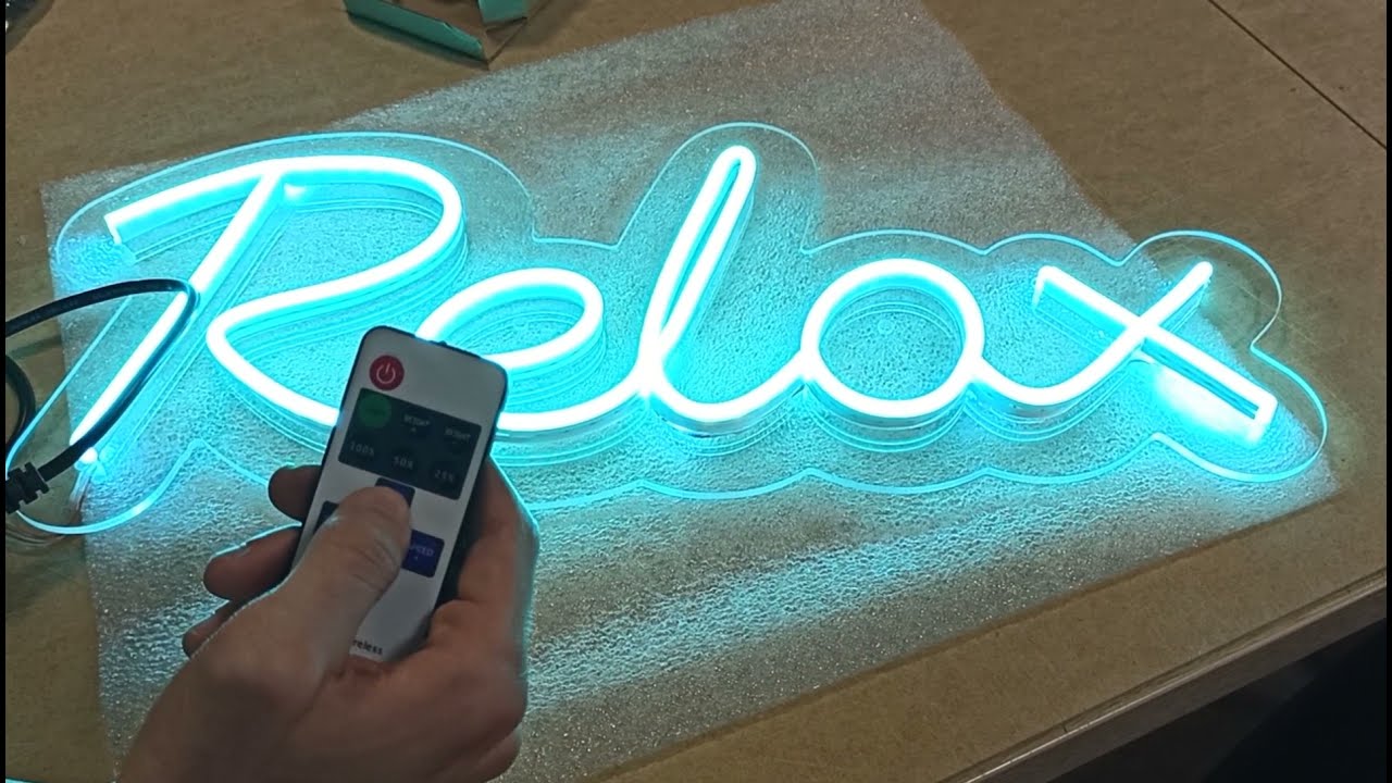 How to plug in a neon sign and use a dimmer? - YouTube