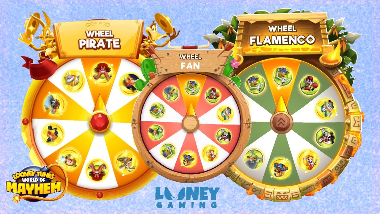 Pirate Spin, 2x Flamenco Spins, 20x Fan Wheel Spins - Looney Tunes ...