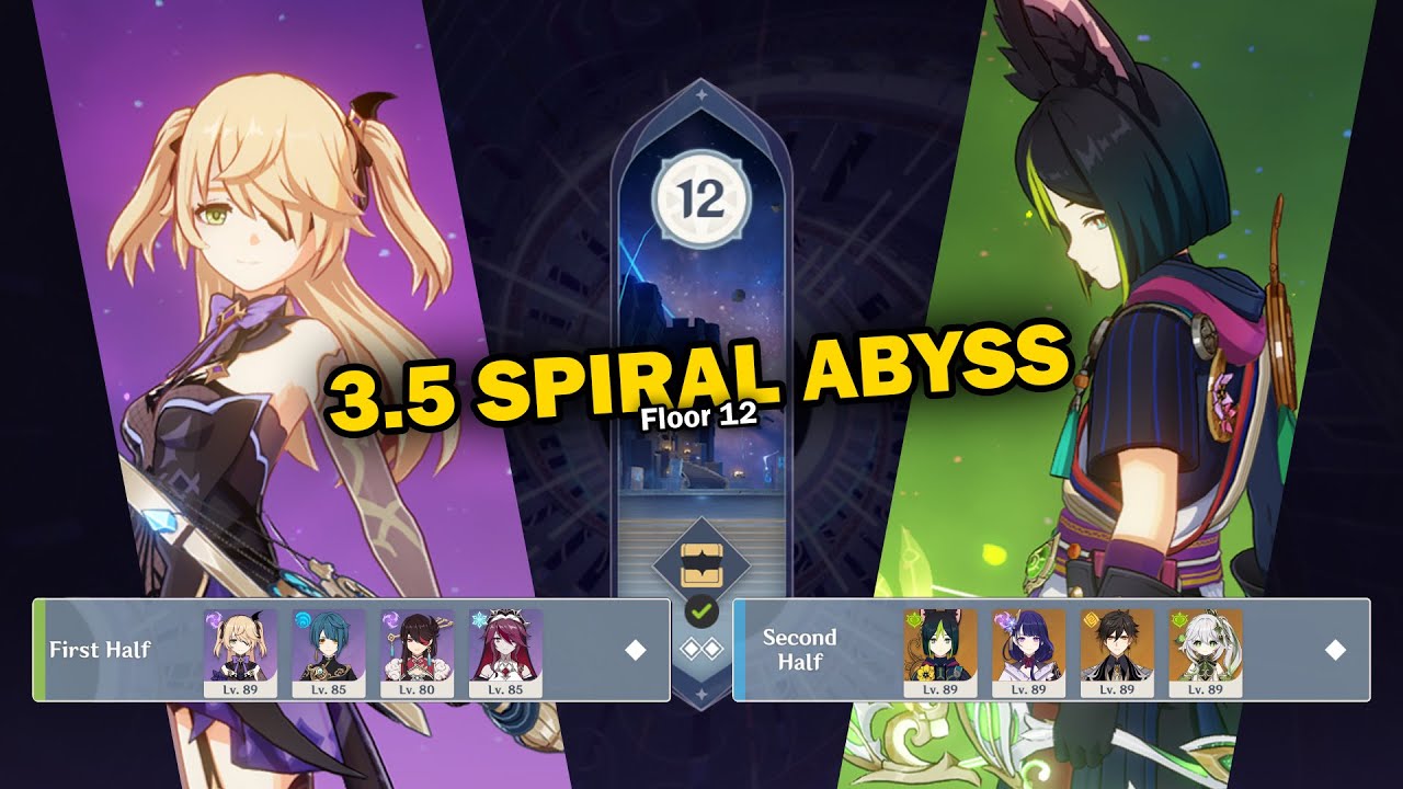 Machine Gun Fischl & C0 Tighnari 3.5 Spiral Abyss Full Star Gameplay ...