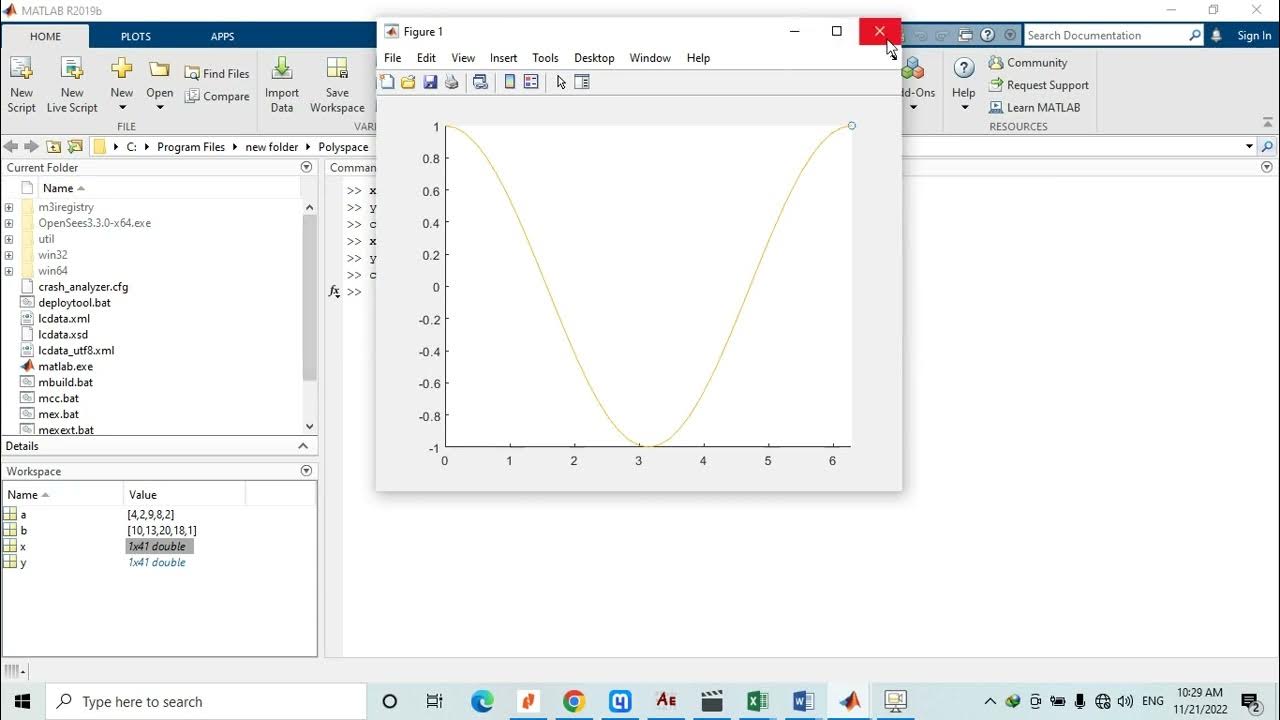 رسم المنحنيات بواسطةHOW TO DRAW THE CURVES USING MATLAB - YouTube