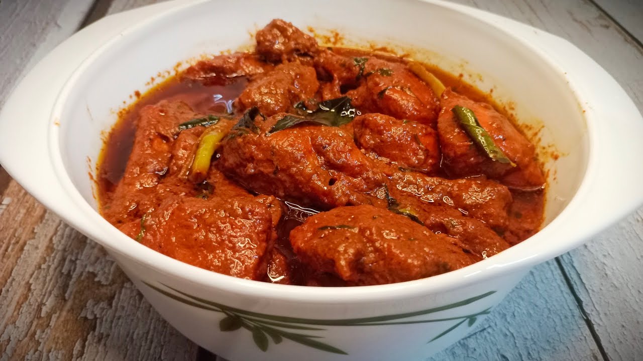 hyderabadi red chicken recipe ||hyderabadi wedding special red chicken ...