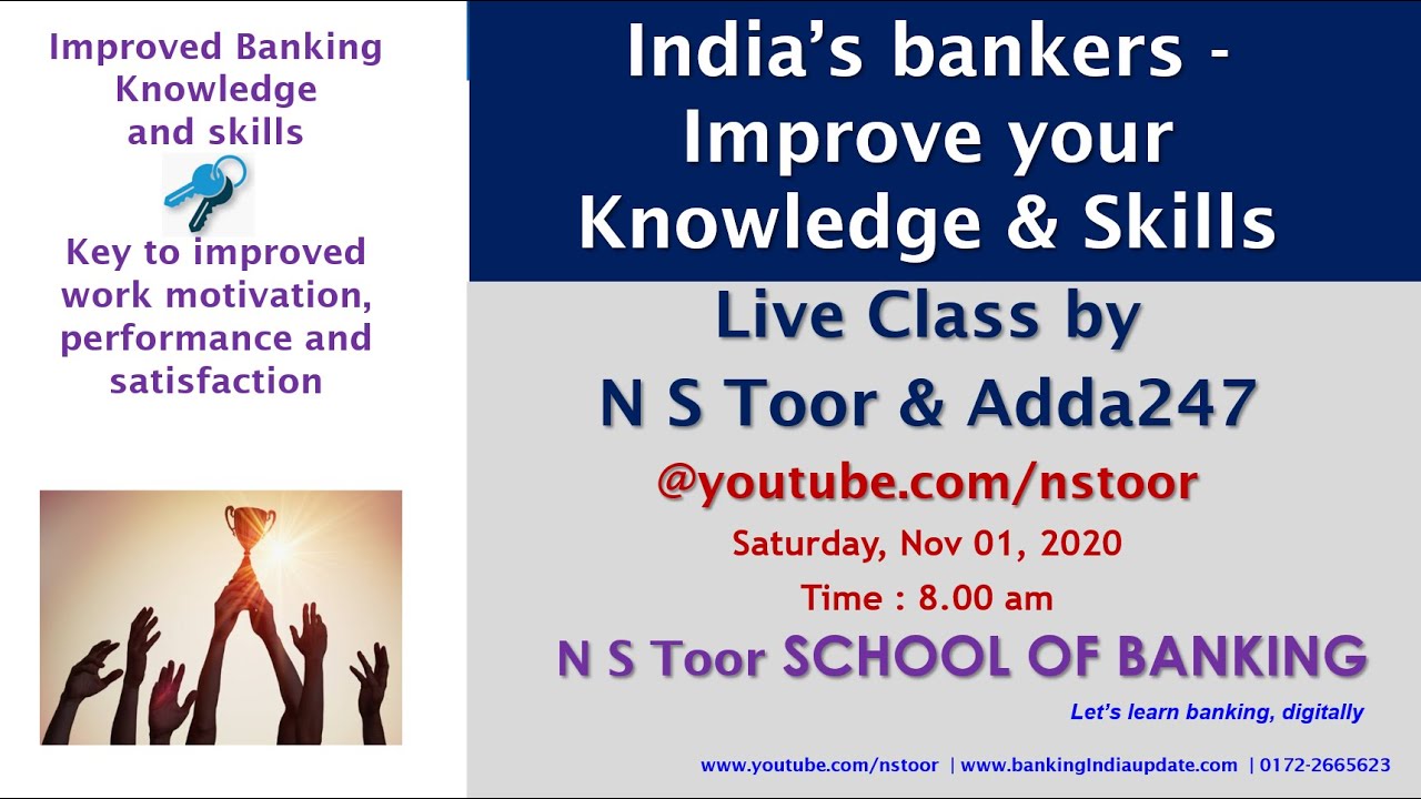Improve your banking knowledge and skills (Special Sunday Class 01.11. ...